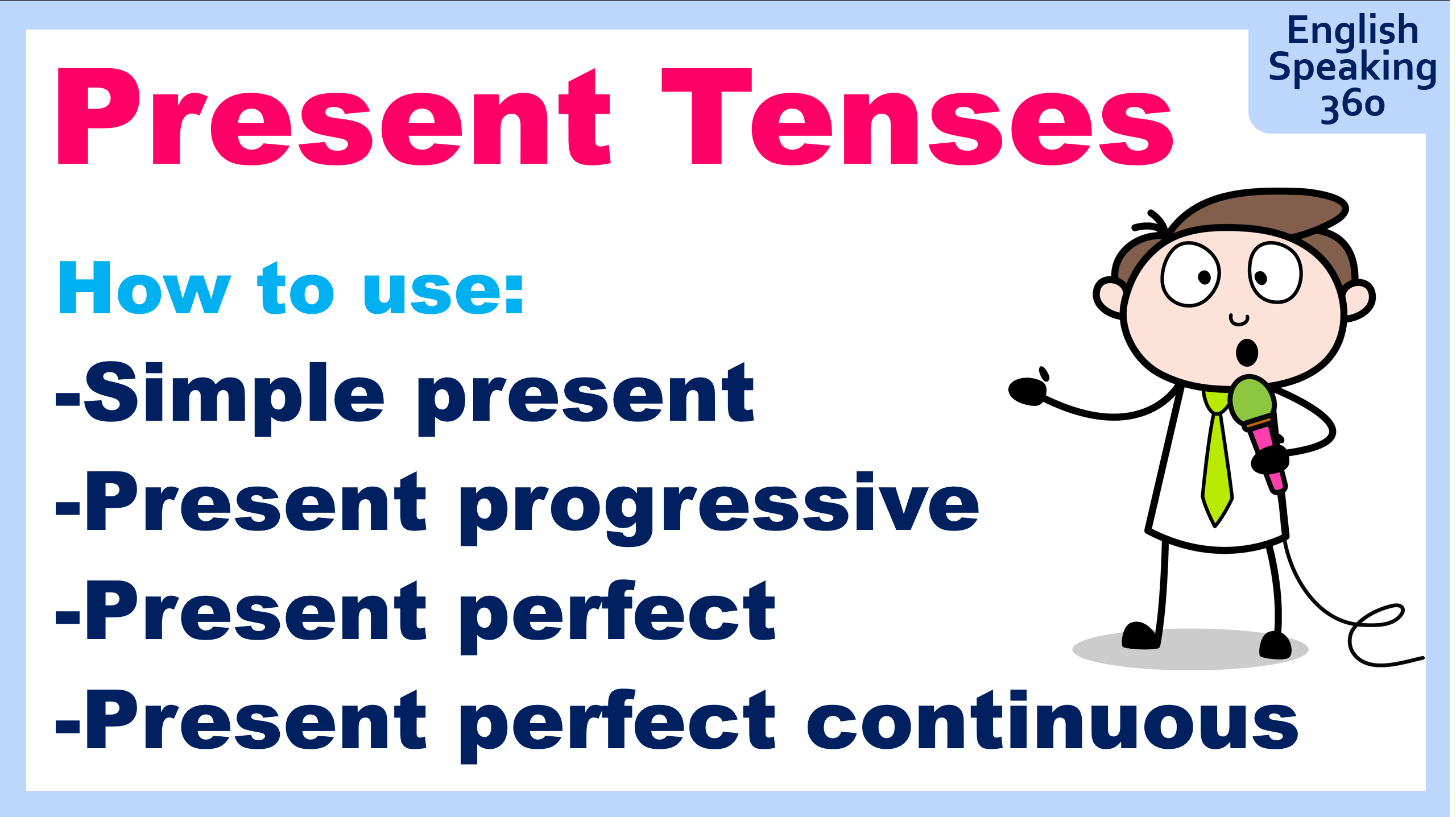 Present Verbs - English Speaking 360