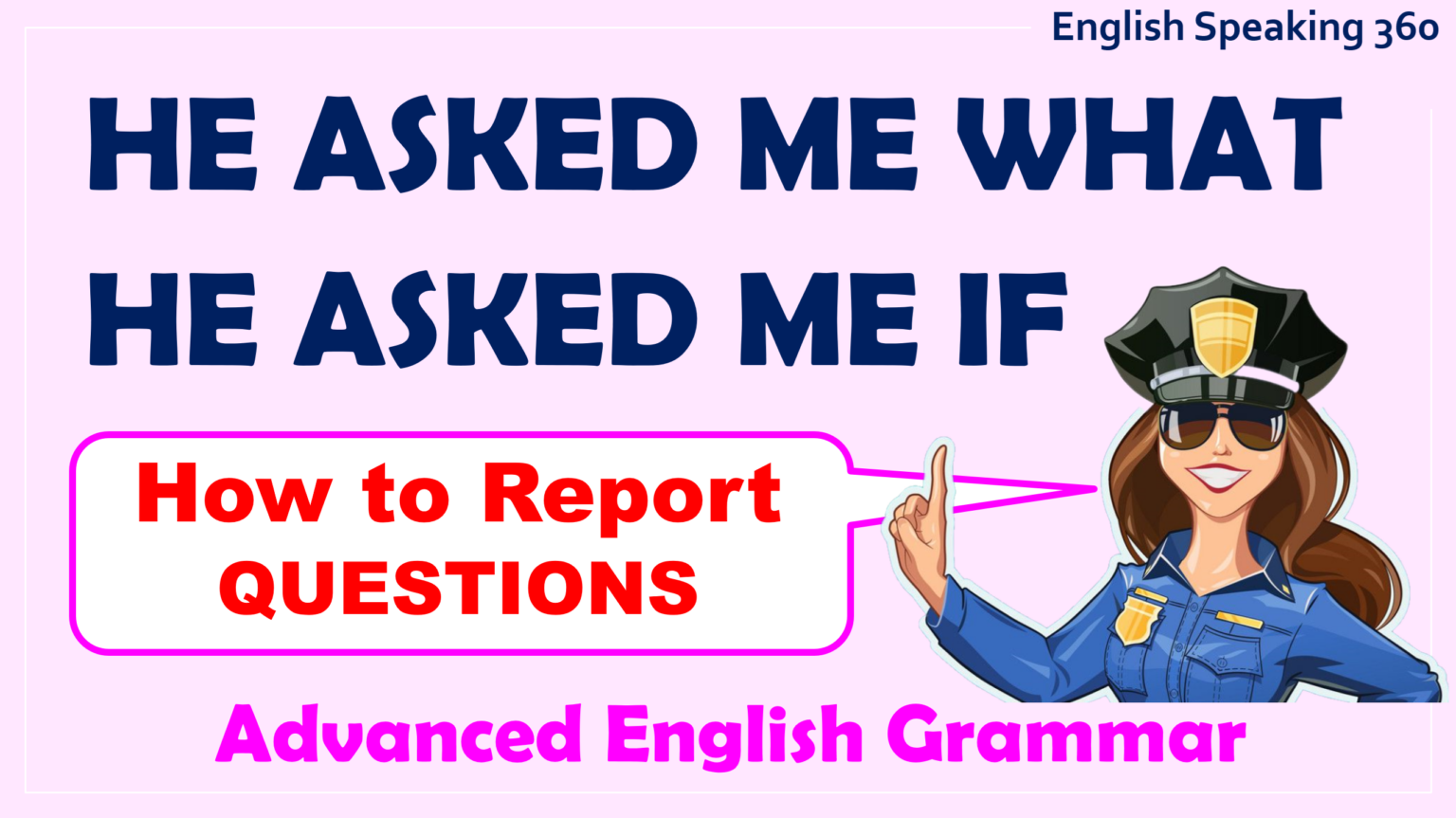ADVANCED level - English Speaking 360